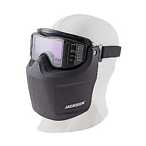 Jackson Safety Rebel ADF Welding Mask, True Color Technology, Wrap Around Protection, ADF System, Flame Resistant, 46200