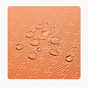 Hatha Yoga Thick TPE Yoga Mat 72"x 27"x1/3 inch Non Slip Eco Friendly Exercise Mat for Yoga Pilates & Floor Workouts (orange)