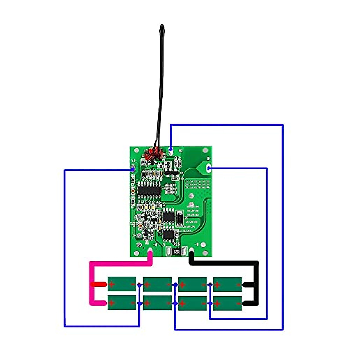 Li-ion Battery Shell BMS PCB Charging Protection Board Nesting Lithium Box Housing For Irobot Roomba 5 6 7 8 9 Series Sweeper (PCB+BOX)