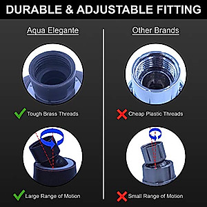 Pressure Boosting Shower Head - High Pressure Water Saver Showerhead Best For Low Flow Showers, 2.5 GPM - Oil-Rubbed Bronze