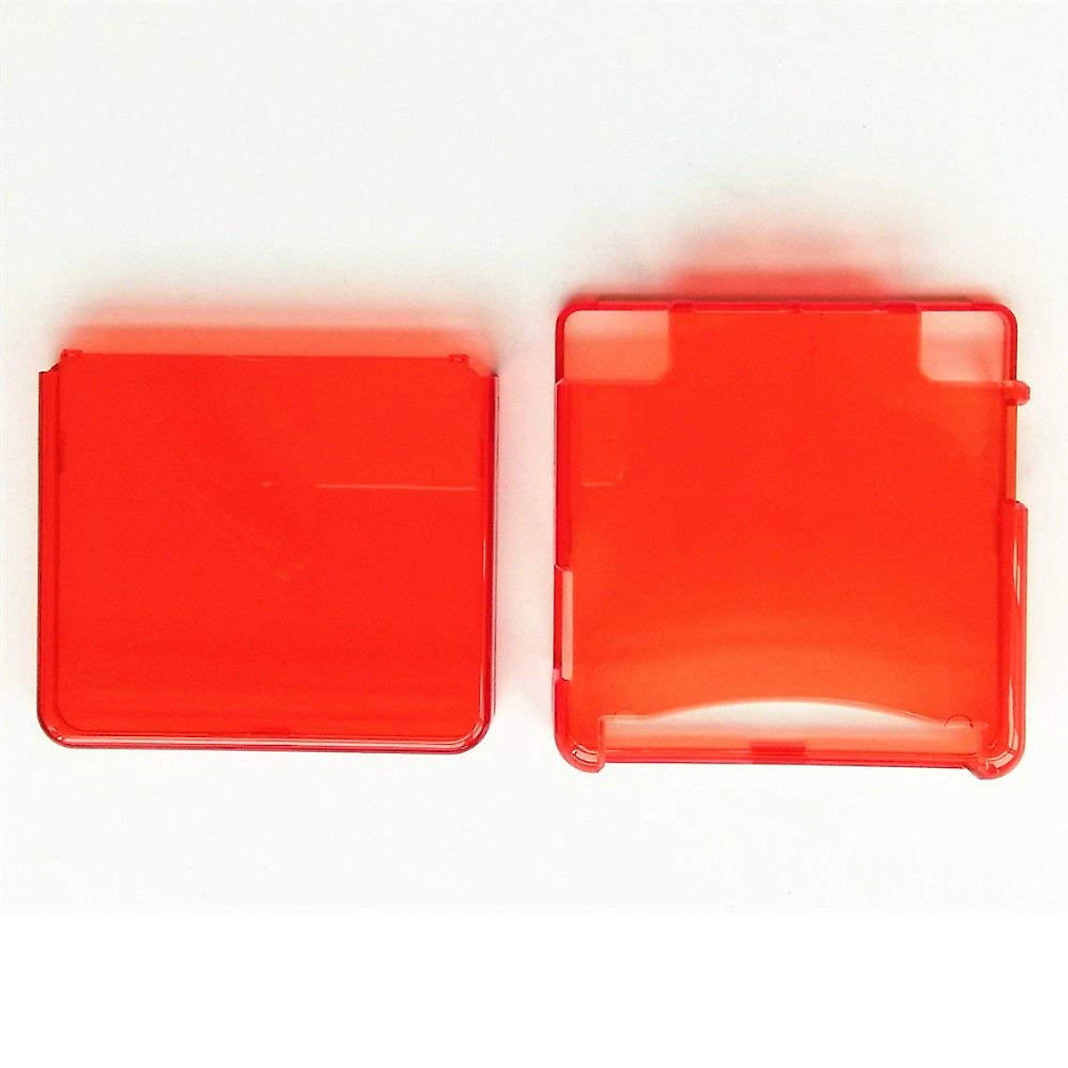Housing for Gameboy Advance SP for GBA SP Protective Cover Case Crystal Clear Shell Red