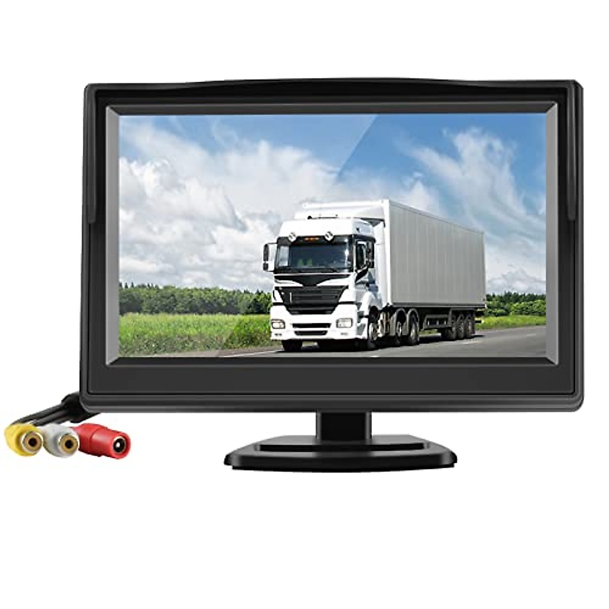 Backup Camera Monitor, NILOGHAP 5''High Definition TFT LCD Monitor Display Screen for Parking Rear View Backup Camera with 2 Optional Bracket, Backup Camera Monitor Only for Car Truck Van Camping