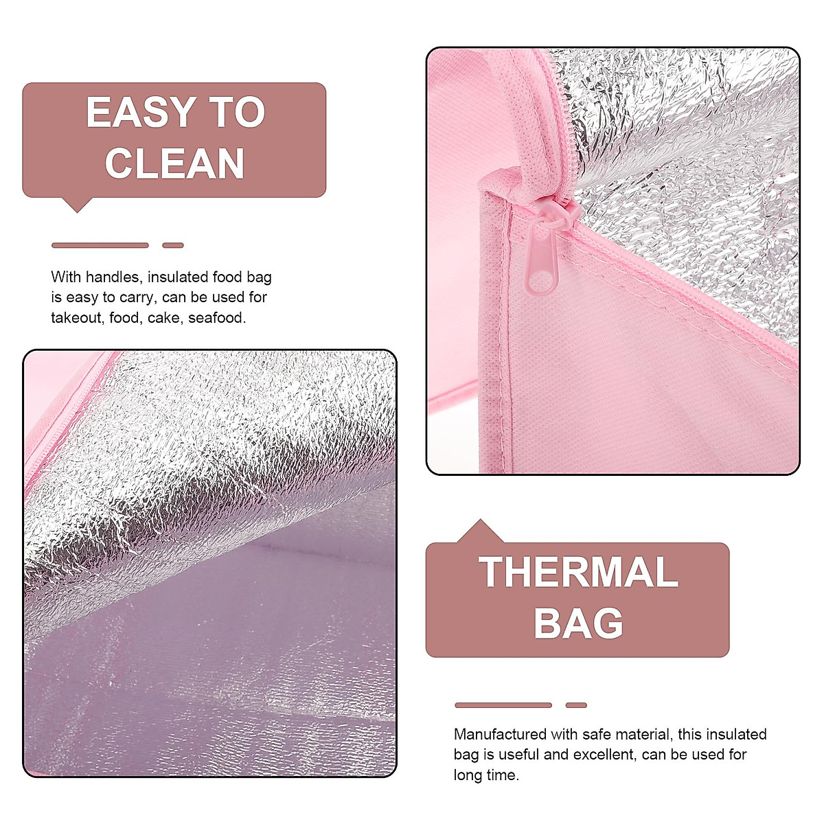 ULTECHNOVO Insulated Reusable Grocery Bags, Collapsible Cooler Bag for Groceries, Heavy Duty Large Insulated Bag