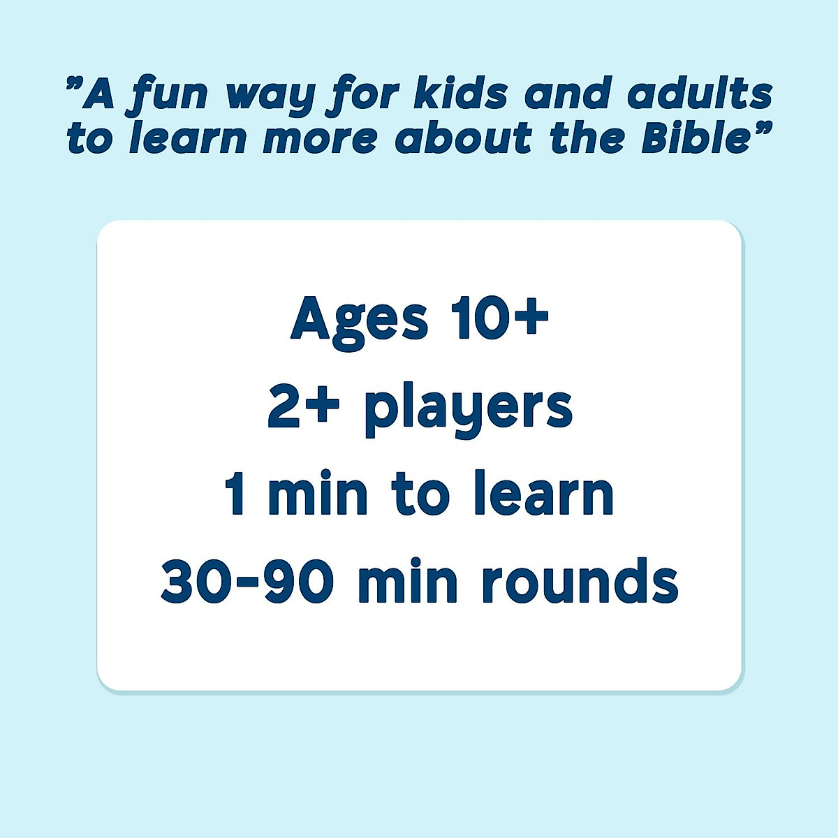 So You Think You Know The Bible - A Fun Bible Trivia Game for Families, Fellowships and Bible Study - A Great Christian Gift