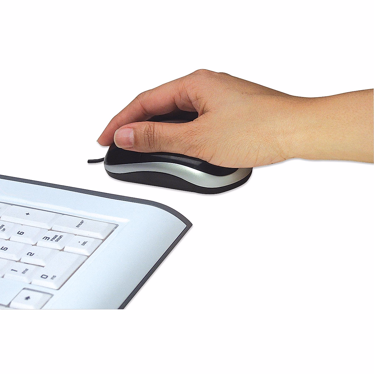 Manhattan, USB MH3 Classic Optical Mouse with Three Buttons and Scroll Wheel, 800 dpi