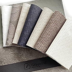 Graywind Roman Shades Classic Plain Blackout and Light Filtering Fabric Samples