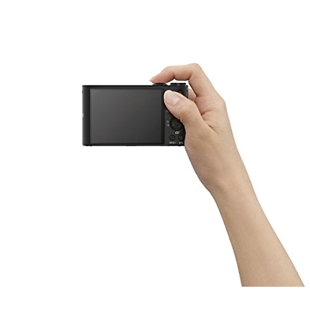 Sony DSCWX350 18 MP Digital Camera (Black) (Renewed)