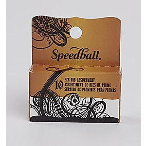 Speedball 30710 10 Pen Nib Assorted Set