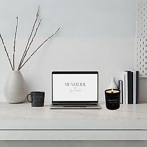 Aged Tobacco Woodwick Handmade Candle | Teakwood + Tobacco Scent | Non-Toxic Ingredients | 10 Oz | Long Lasting Burn