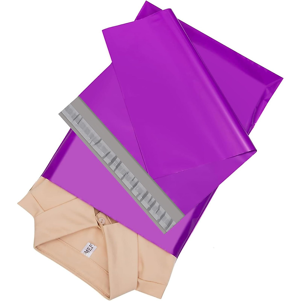 Metronic Poly Mailers 10x13 100 Pcs, Large Shipping Bags for Clothing | Strong Adhensive Mailing Bags for Small Business, Shipping Envelopes, Tear-resistant Packing Bags in Purple