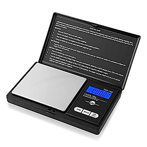 Weigh Gram Scale Digital Pocket Scale,100g by 0.01g,Digital Grams Scale, Food Scale, Jewelry Scale Black, Kitchen Scale 100g