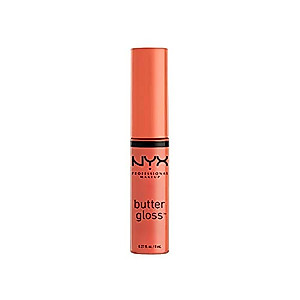 NYX Professional Makeup Butter Gloss, Peach Crisp, 0.27 Fluid Ounce
