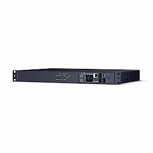 CyberPower PDU44002 Switched ATS PDU, 100-120V, 20A (Derated to 16A), 10 Outlets, 1U Rackmount