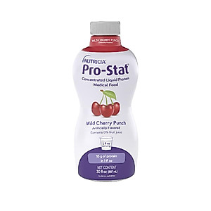 Pro-Stat Concentrated Liquid Protein Medical Food - Wild Cherry Punch Flavor, 30 Fl Oz Bottle