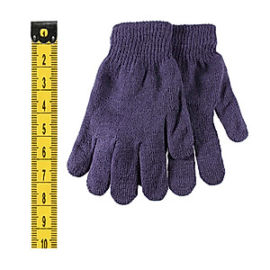 Gelante Adult Winter Knitted Magic Gloves Wholesale Lot 12 Pairs 9905-Assorted-12 Pairs