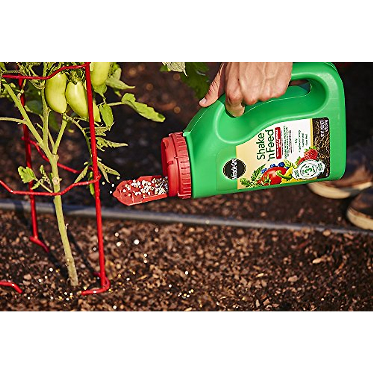 Miracle-Gro Shake 'N Feed Tomato, Fruit & Vegetable Plant Food, Plant Fertilizer, 4.5 lbs.