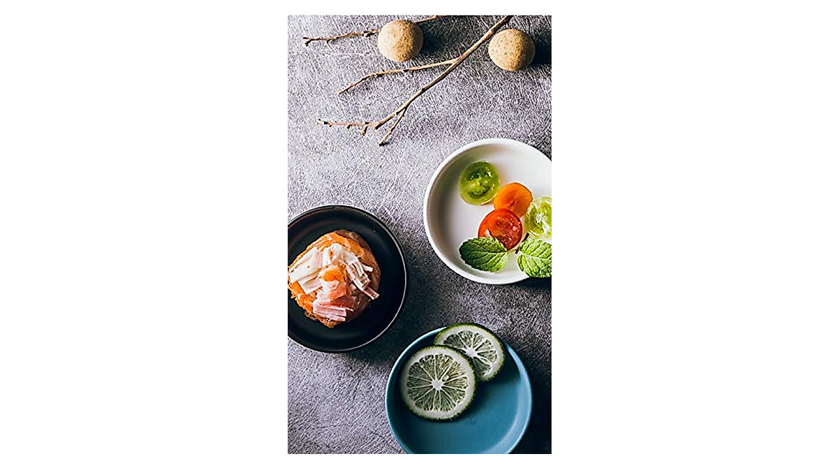 Stylish Colias Wing 3.5-Inch Porcelain Side Dish Set