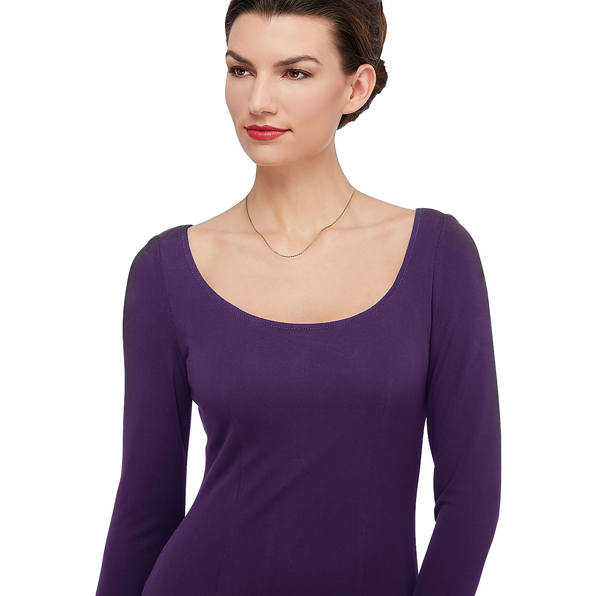 Ross-Simons Italian 1mm 18kt Yellow Gold Cable-Chain Necklace. 20 inches