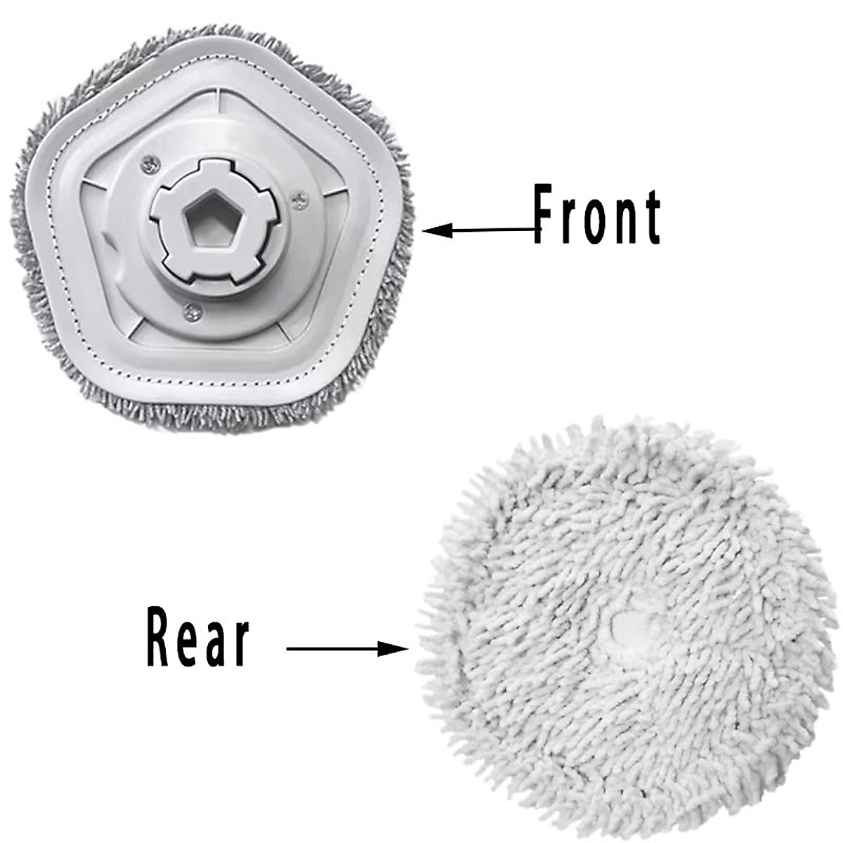 Wet Mopping Pads For Dreametech W10 for Dreame w10 Robot Vacuum Replacement Accessories,Parts Replacement Mop Cloths