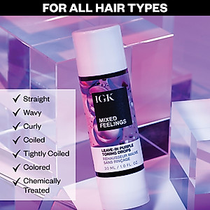 IGK Mixed Feelings Leave-In Blonde Toning Drops 30 ml / 1 oz