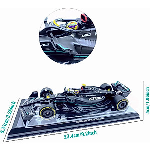 HTLNUZD 2023 New 1/24 F1Mercedes AMGW14#44 for Lewis Hamilton 1:24 Formula One F1W14#44 Alloy Racing Die Cast Car Static Adult Collection Model