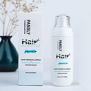 Non-Irritating Moisturizing Hair Removal Cream and Spray for Men and Women - For Legs, Hands, Arms, Underarms, and Bikini Areas (100ML)