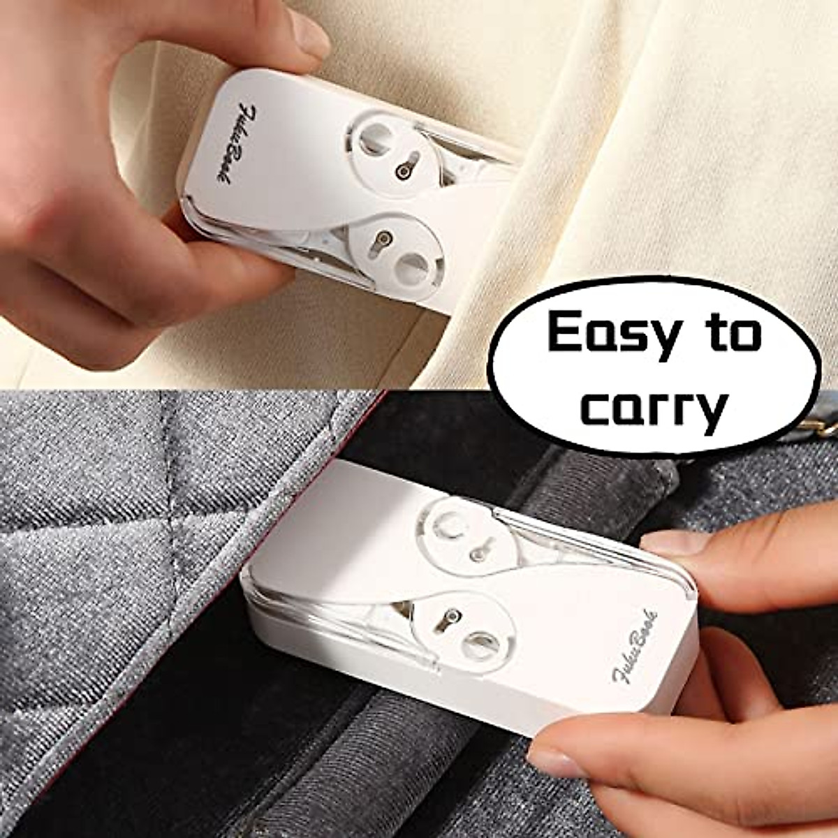 4 Pack Upgraded Dental Floss Portable Case Dental Floss Dispenser Dental Floss Picks Cases Automatic Floss Organizer Travel Floss for Women Men Teeth Cleaning