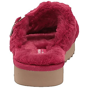 Koolaburra by UGG Women's Furr Ah Sandal, Berry Red, Size 5
