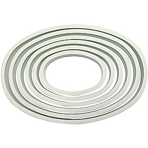 PME Oval Cutters, for Cake Decorating, Set of 6