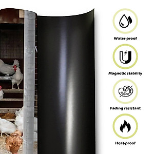 Rustic Farmhouse Dishwasher Magnet Cover Chicken coop Magnetic Refrigerator Stickers Decorative Appliance Cover Fridge Panels Metal Door Garage 23x26in