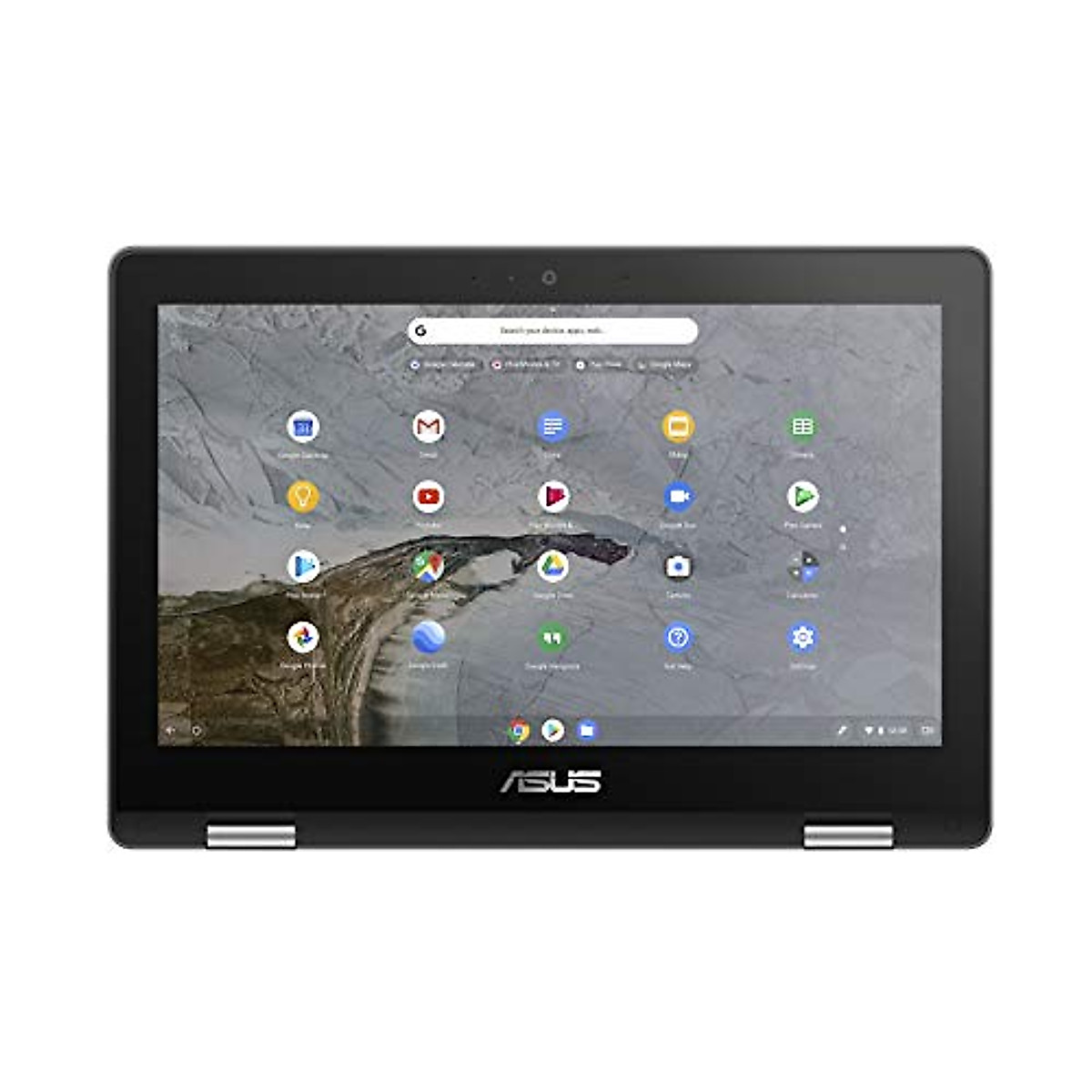 ASUS Chromebook Flip C214MA-YS02T 11.6” Ruggedized and Water Resistant Chromebook, 360 Touchscreen Convertible, Intel N4000, 4GB DDR4 RAM, 32GB Storage, Mil STD design, Chrome OS, Black