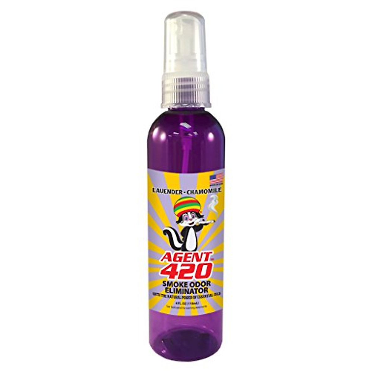 Agent 420-4 oz Smoke Odor Destroying Spray for Eliminating Smoke, Cigarette or Most Unwanted Odors in Your House, Car or Apartment, Freshen Up The Place