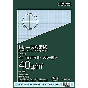 A4 50 pieces of Kokuyo S & T trace graph paper light-seasoned (japan import)