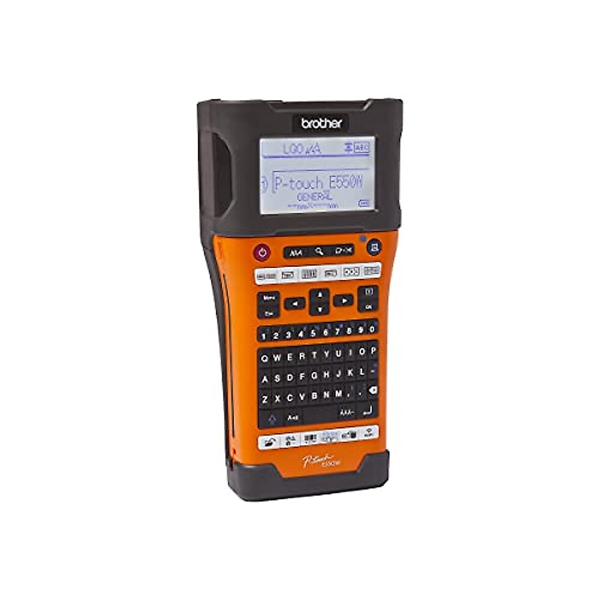Brother Mobile PT-E550W Industrial Wireless Handheld Labeling Tool with Auto Strip Cutter and Computer Connectivity