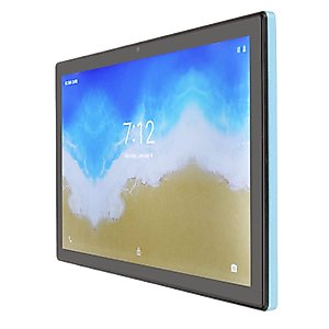 Naroote 10.1 Inch Tablet, 100-240V 5G WiFi Octa Core CPU Tablet Efficient Blue for Gaming (US Plug)