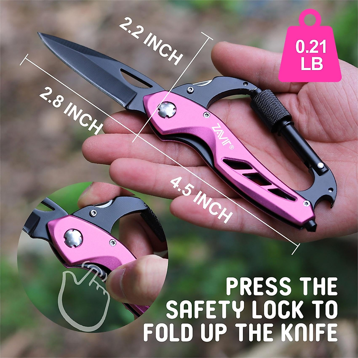 Gifts for Mom Women, Wife - Christmas P-ink Multitool, Stocking Stuffers, Girlfriend, Best Friends, Unique Gift ldeas for Women, Cool Gadgets, Mother's Day, Valentines Day Birthday Gifts for Women