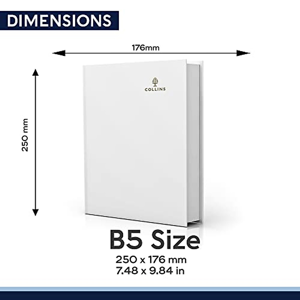 Collins Dream Planner 2024 Diary B5 Week to View and Monthly Journal - Lifestyle Planner and Organiser for Productivity and Goal Setting - January to December - Weekly - Sunshine Yellow - DP1B53.45-24