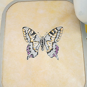 New brothread Tear Away Machine Embroidery Stabilizer Backing 10" x 50 Yd roll - Medium Weight 1.8 oz - Cut into Variable Sizes - for Machine Embroidery and Hand Sewing