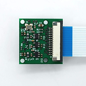 DEVMO 2 Pcs 5 Million Pixels CSI Interface Camera Module with 15cm 6 Inch Flexible Cable Compatible with Raspberry Pi 3, 3B+, 4 and Model A/B/B+