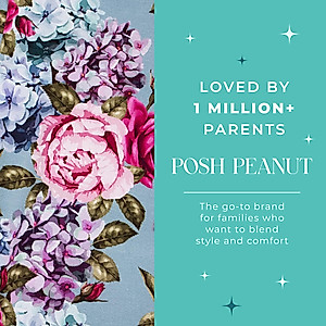 Posh Peanut Girls Pajamas - Soft, Viscose from Bamboo PJs for Kids - Matching, Long Sleeve Toddler Pajamas for Girls (6-12 Months) Lacey