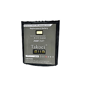 TAKOCI Replacement Battery for Symbol MC55 MC55A MC56 MC65 MC67 MC5590 MC55A0 MC5574 MC659 MC659B BTRY-MC55EAB02 82-111094-01 U60493 3680mAh