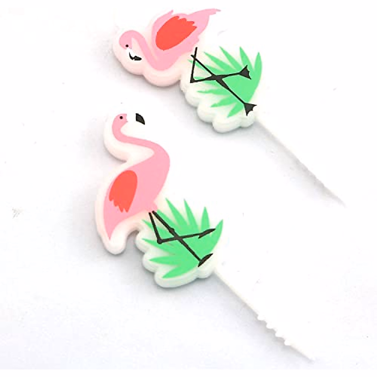 JCBIZ 5pcs Birthday Cake Candles Flamingo Pattern 25x25mm Creative Candles for Party Supplies, Cake Decoration