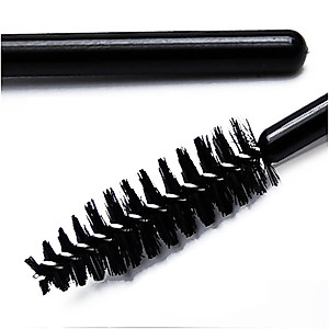 Scala 100pcs Microbrushing one-time Disposable Eyelash Brushes Disposable Eyelash Brushes Mini Mascara Applicator Natural Extention Wands Makeup Brushes Tool (100pcs)