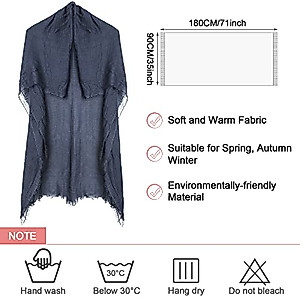 Set of 8 Women Cotton Hijab Scarf Shawl for Season Lightweight Head Wraps Hijabs for Women Muslim (Bright Colors)