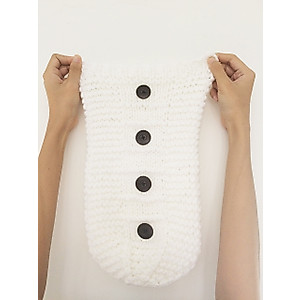 Newborn Baby Boy Girl Photography Pros Sleeping Bag Costume Outfits Crochet Knitted Wrap Swaddle
