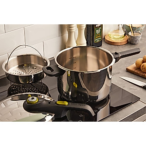 Tefal Secure 5 Neo Stainless Steel Pressure Cooker, 6 L