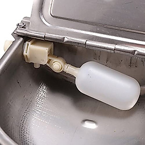 LinaLife Stainless Steel Automatic Waterer Bowl Horse Cattle Goat Sheep Pig Dog Float Valve Water Trough Farm Supplies Livestocktool with Float Valve Water Trough for Livestock Dog Goat Pig Waterer
