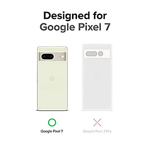 Ringke Onyx [Anti-Fingerprint Technology] Compatible with Google Pixel 7 Case 5G, Shockproof Rugged Heavy Duty Non-Slip Flexible Smudge Proof Cover - Black