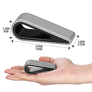 SUPBEE Universal Laptop/Computer Keyboard Stands, [4 Pack] Rubber Tilting Wedge Riser Holder for Desk, Ultra Compact Portable Ventilated Stand & Elevated Feet for Notebook Keyboard - Black