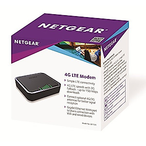 NETGEAR 4G LTE Broadband Modem - Use LTE as Primary Internet Connection (LB1120)